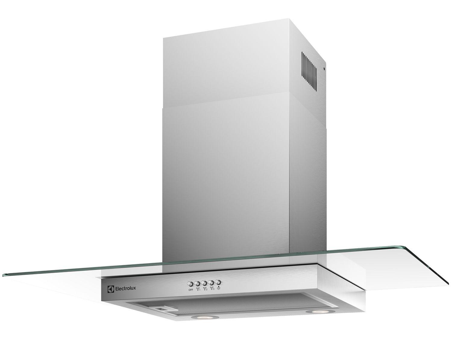 Coifa de Parede Electrolux 90cm 5 Bocas Vidro Plano CE9VX/Efficient