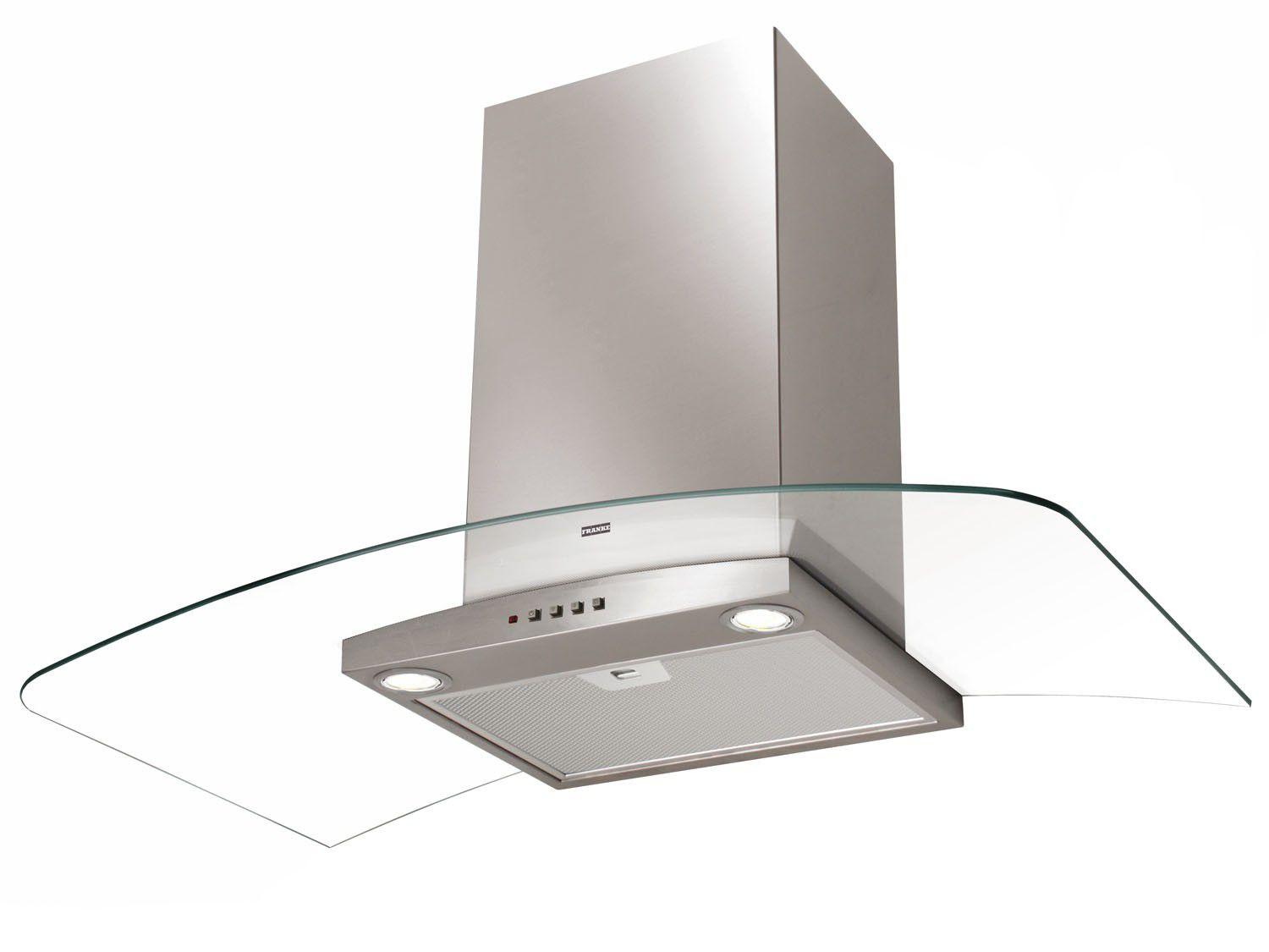 Coifa de Parede Franke 90cm 5 Bocas - com Vidro Curvo 3 Velocidades ...