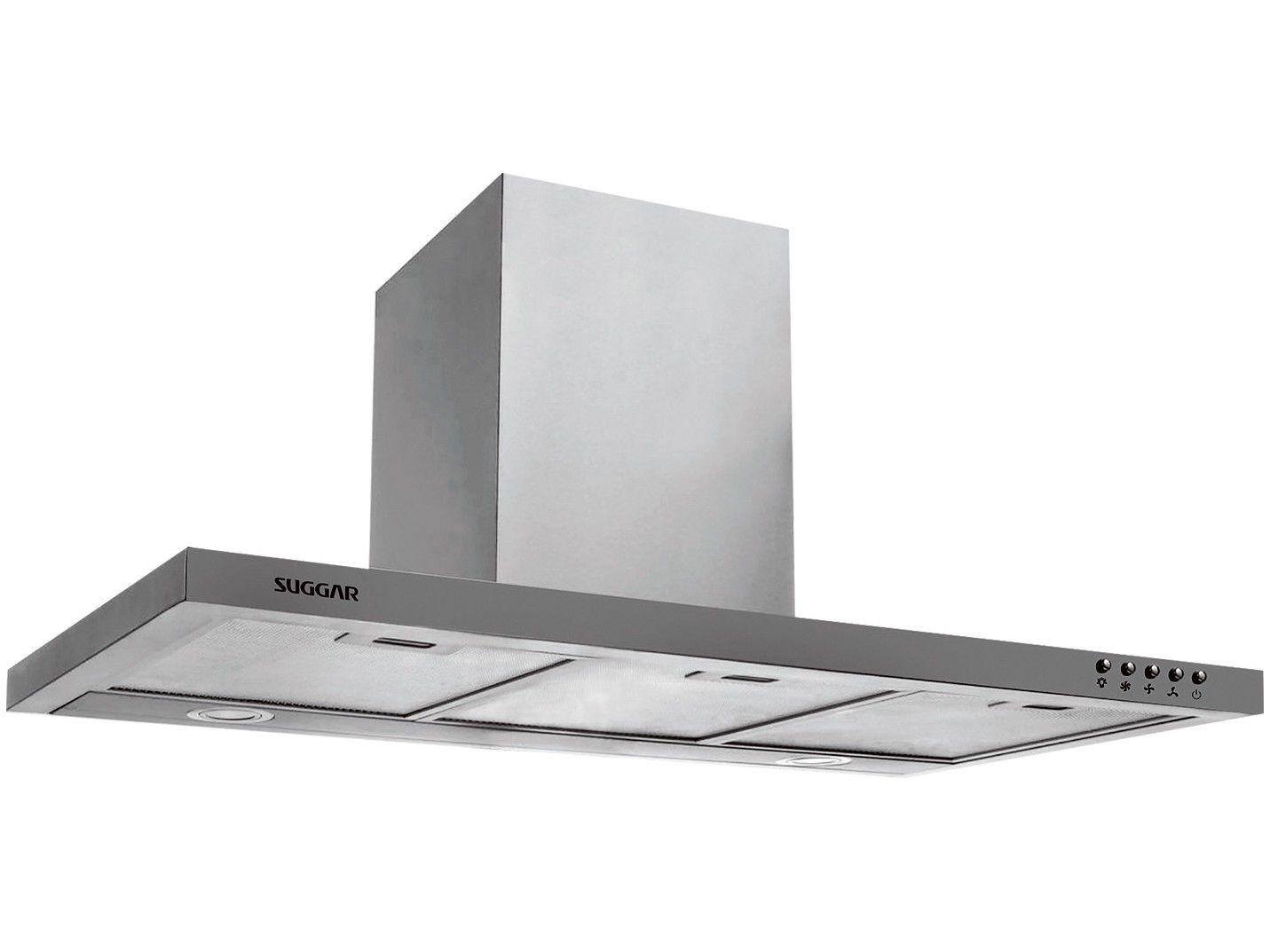 Coifa de Parede Suggar 90cm Inox 3 Velocidades - 6 Bocas Cocção ...