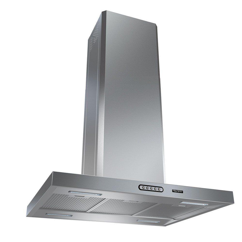 Coifa Ilha 75cm Retangular Terim - Coifa de Ilha - Magazine Luiza