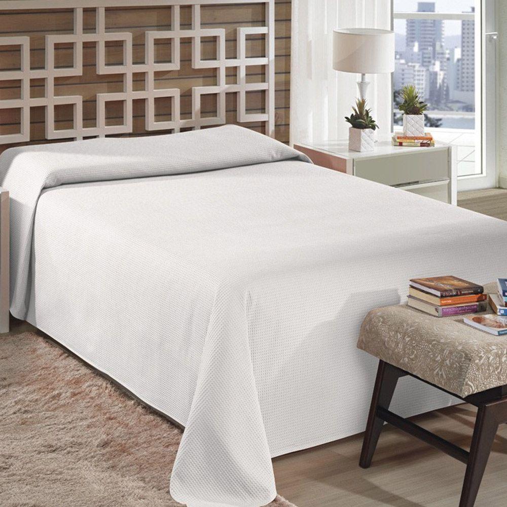 Colcha / Cobre Leito King Piquet Favo 2,50m X 2,80m - Dohler - Dohler s ...