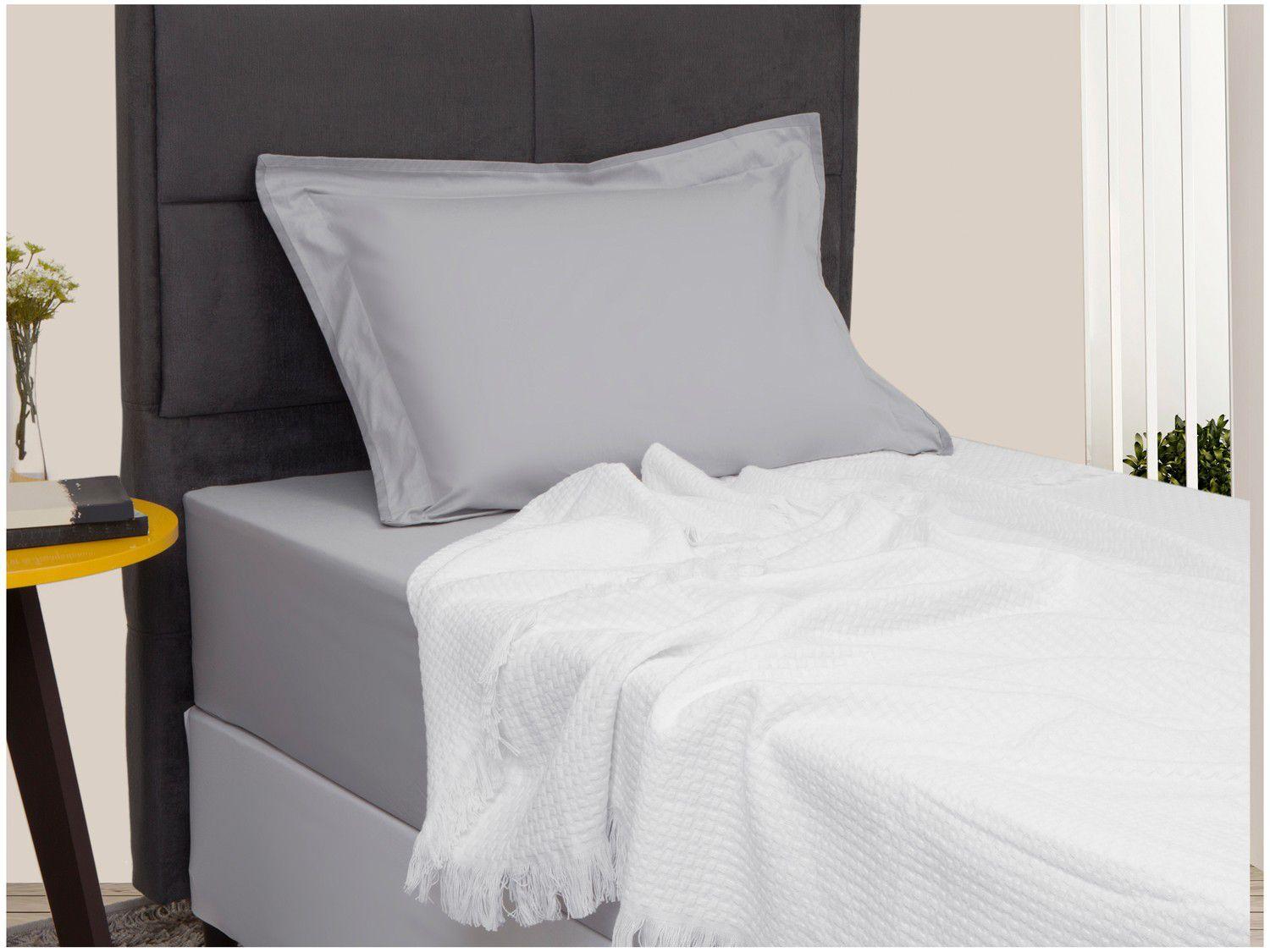 Colcha Solteiro Algodão Buddemeyer - In Design Branca - Cobre-Leito e ...