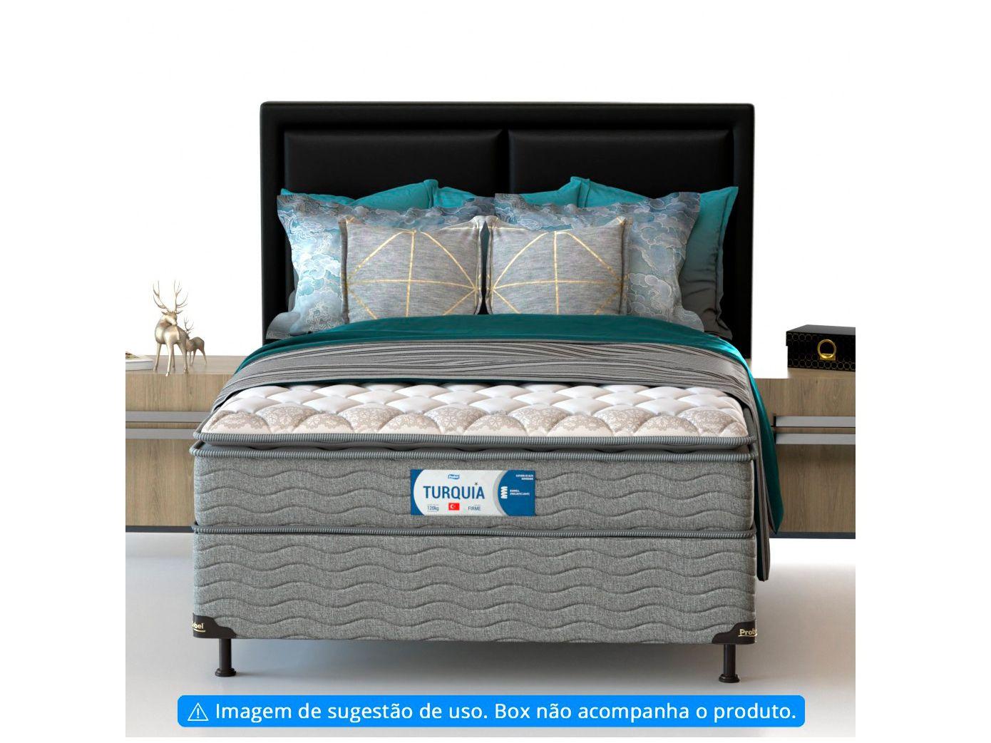 Colchão Casal Probel Mola 28cm de Altura - Turquia - Colchão Casal ...