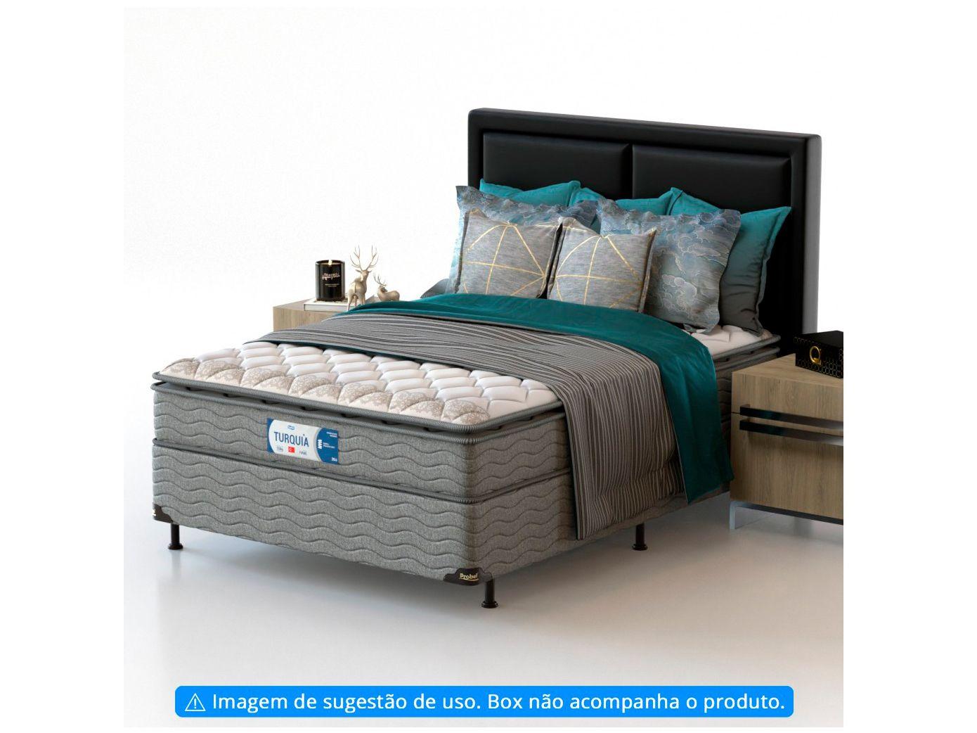 Colchão Casal Probel Mola 28cm de Altura - Turquia - Colchão Casal ...