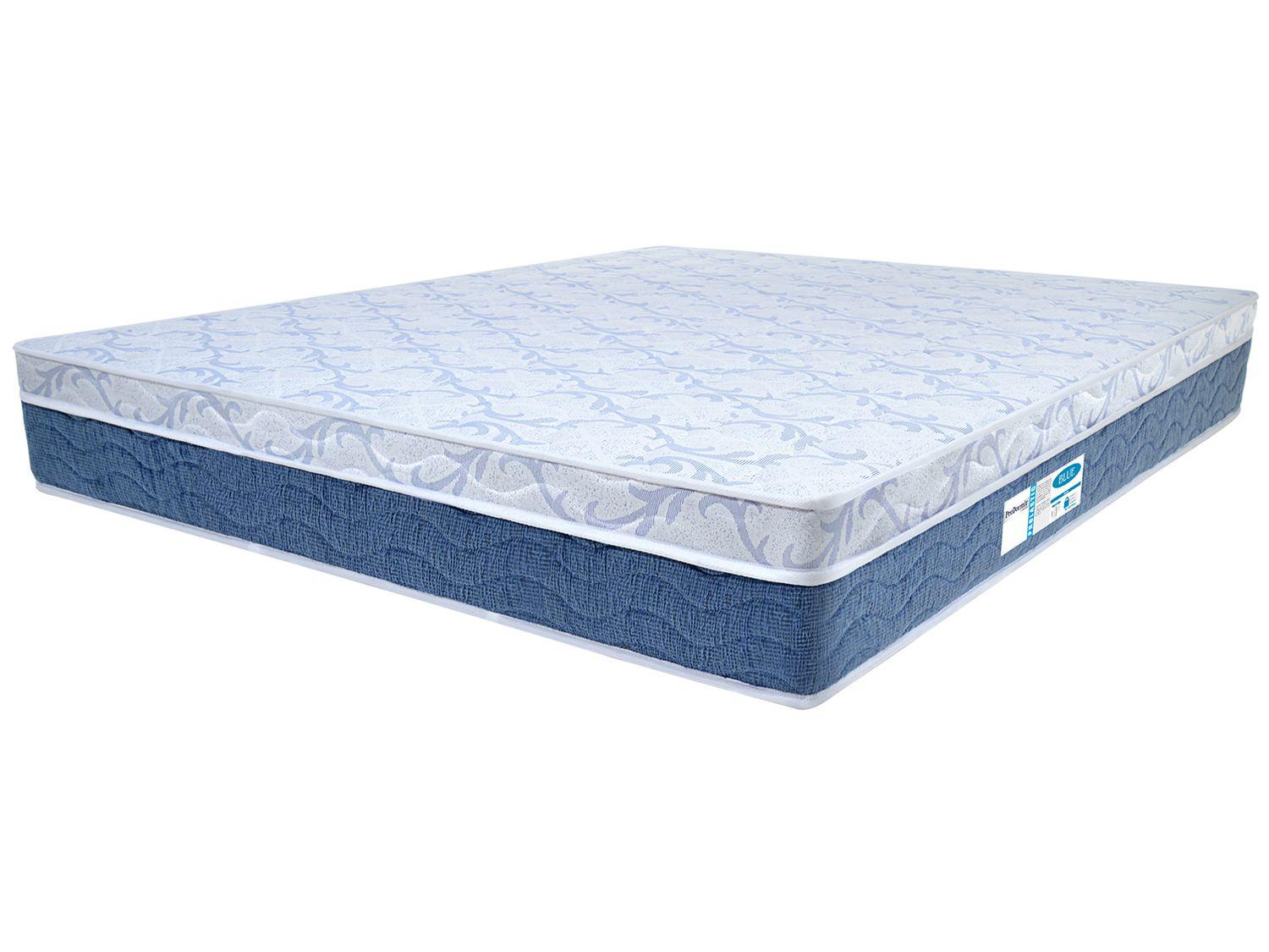 Colchão Casal ProDormir Colchões Mola - 34cm de Altura Sensitive Blue ...