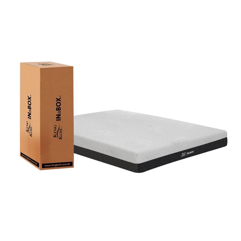 Colchao Compactado Express Confort Foam Casal 138 x 188cm King Koil Colchao Casal Magazine Luiza