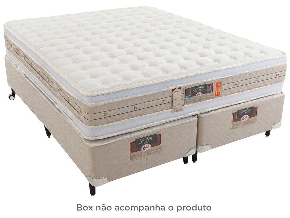 Colchão King Size Castor Mola Ensacadas/Pocket - 34cm de Altura Silver ...