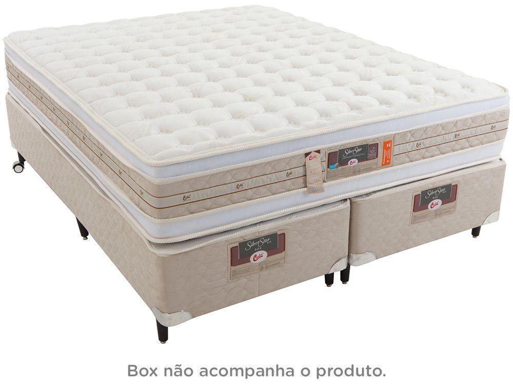 Colchão Queen Size Castor Mola Ensacadas/Pocket - 34cm de Altura Silver ...
