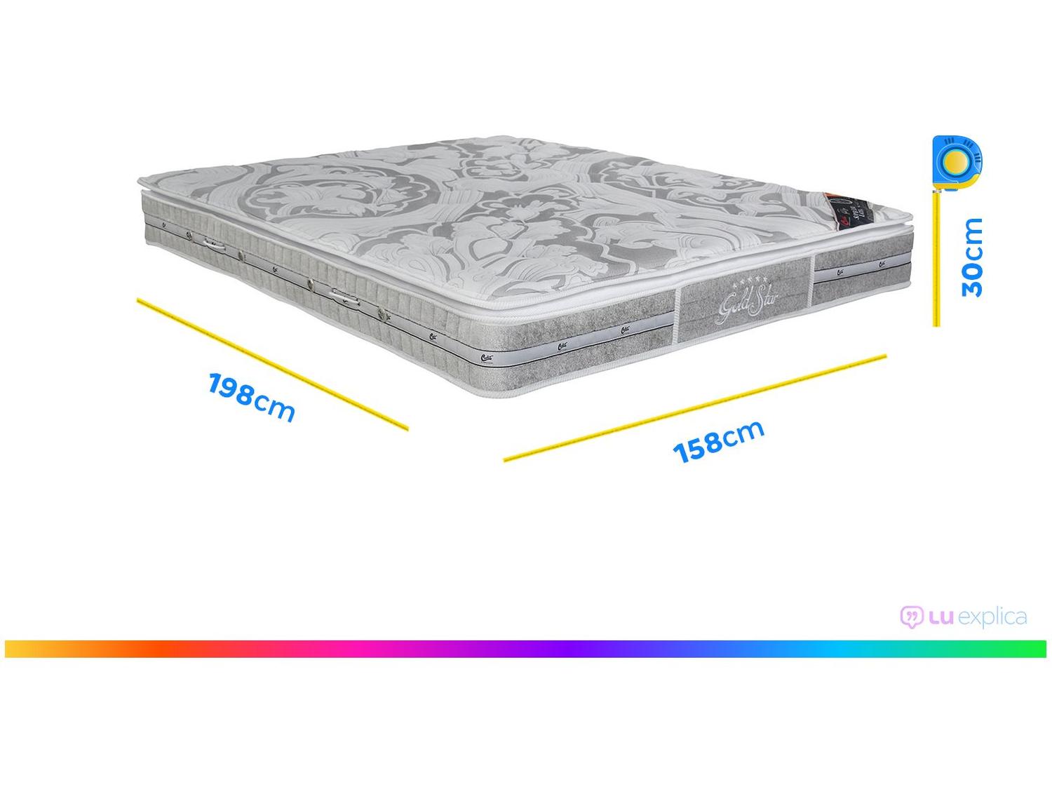 Colchão Queen Size Castor Mola Pocket