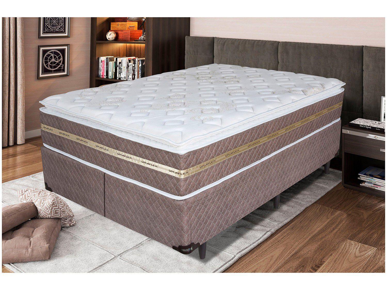 Colchão Queen Size Umaflex Mola Ensacada - 33cm de Altura Invictus 158 ...