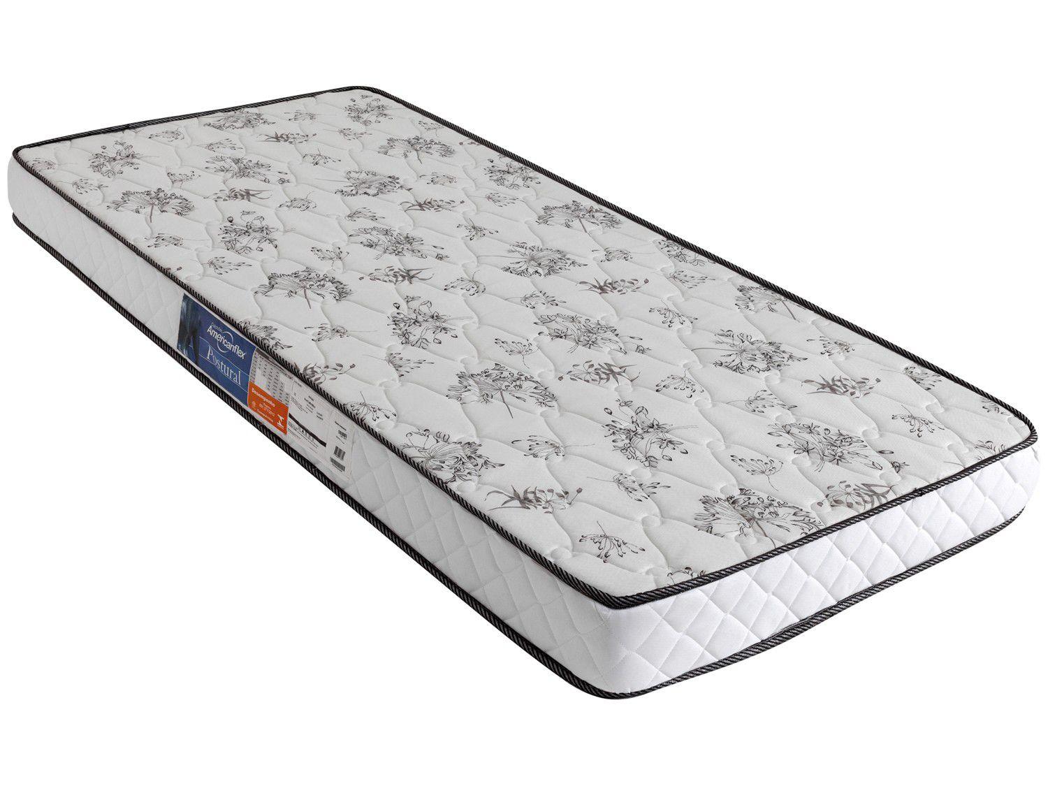 Colchão Solteiro Americanflex Espuma D-23 88x188cm - Postural - Colchão ...