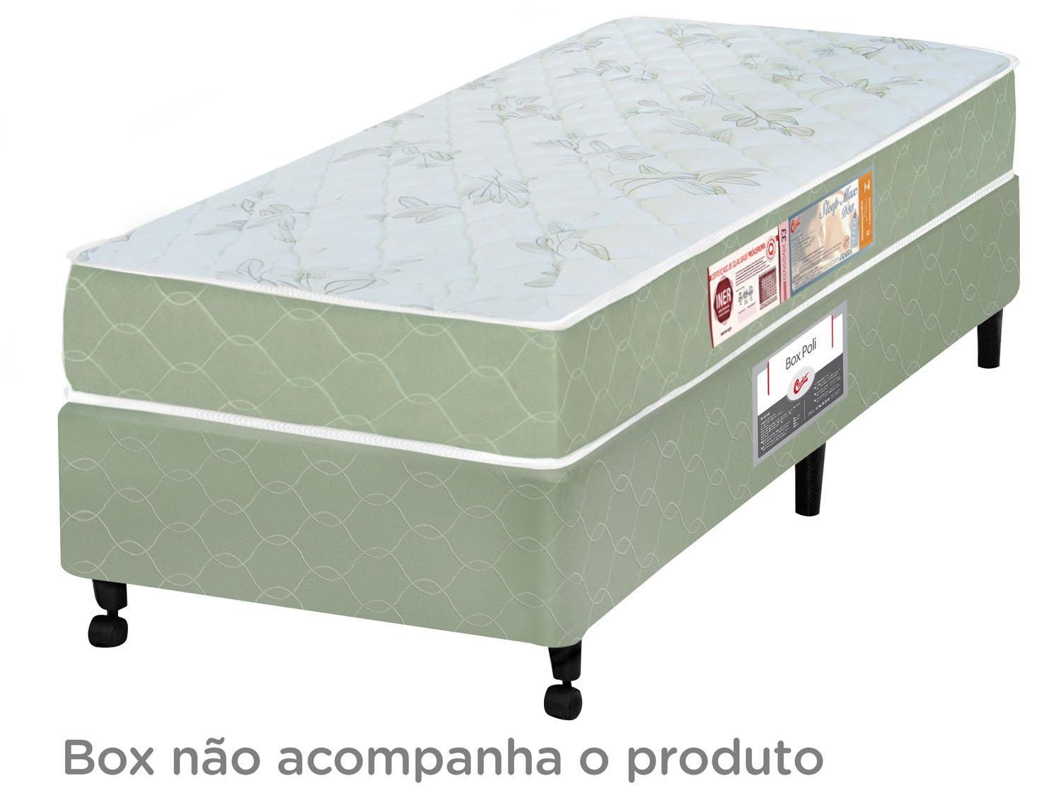 Colchão Solteiro Castor Espuma D-33 78x188cm - Sleep Max - Colchão ...