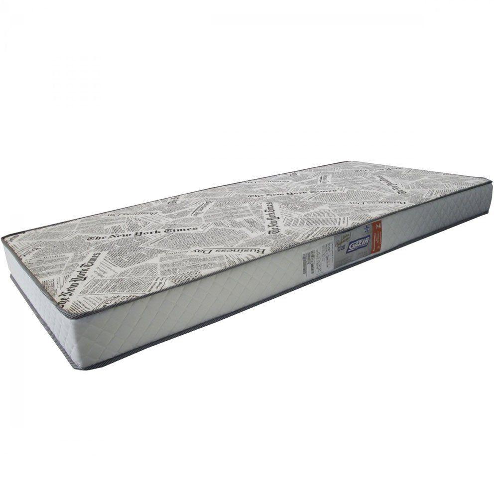 Colchão Solteiro Espuma D20 88cmx188cm Supreme Gazin - Gazin colchões ...