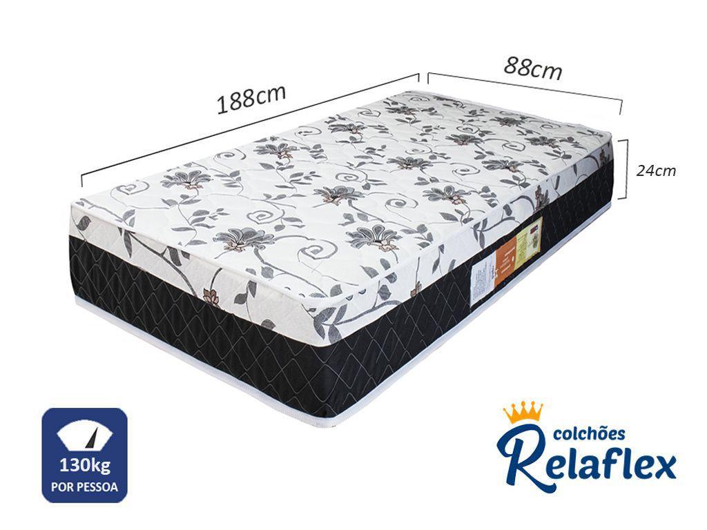 Colchão Solteiro Noble Relaflex 88x188x24 Ortopédico - Colchão Solteiro ...