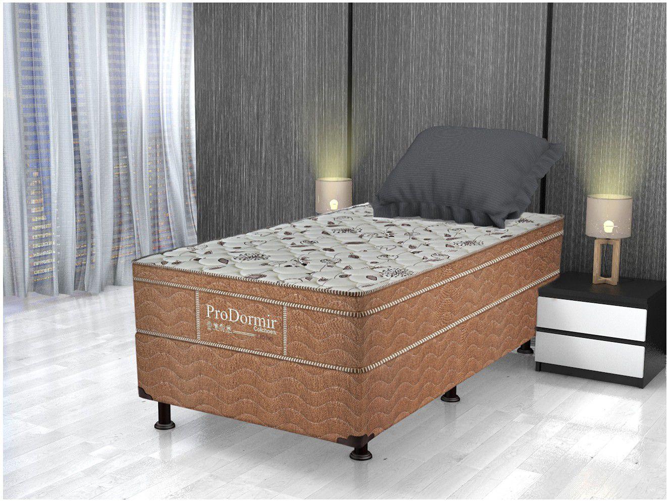 Colchão Solteiro ProDormir Colchões Mola - 88x188cm Linho - Colchão ...