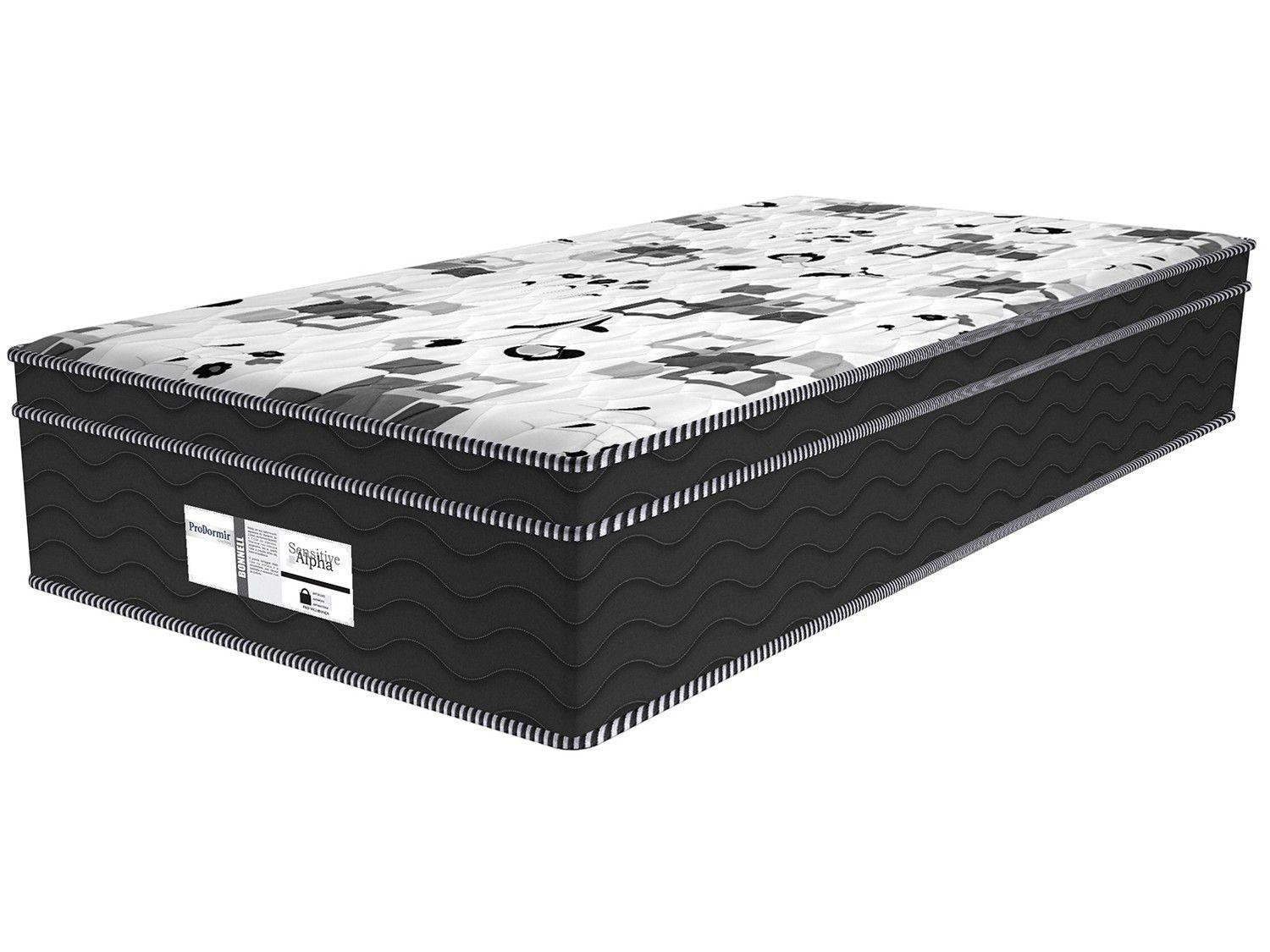 Colchão Solteiro ProDormir Colchões Mola 88x188cm - Sensitive Alpha ...