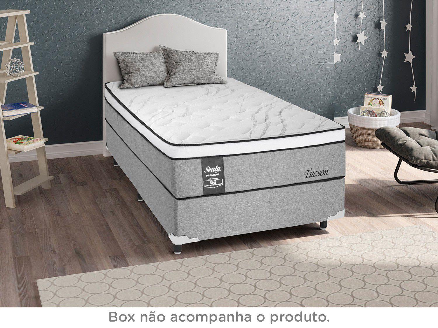 Colchão Solteiro Sealy Mola Ensacada - 32cm de Alt. Tucson - Colchão ...