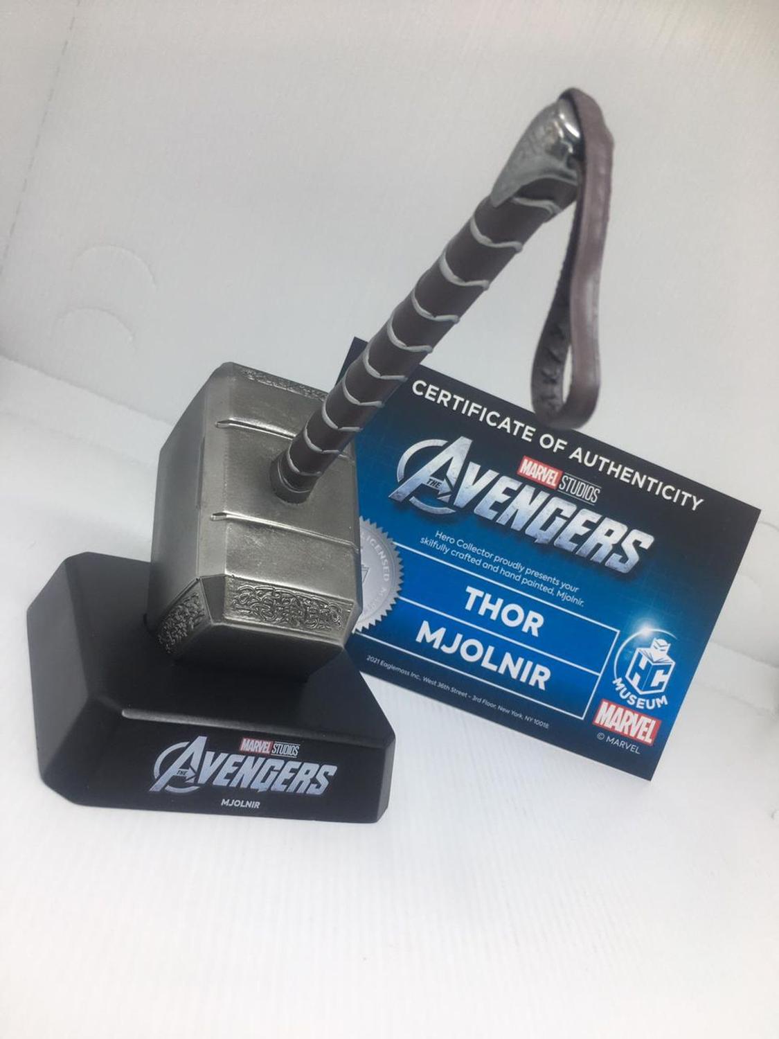 Coleção Marvel Museum Artifacts Martelo Thor Mjolnir 1:3 - Eaglemoss ...