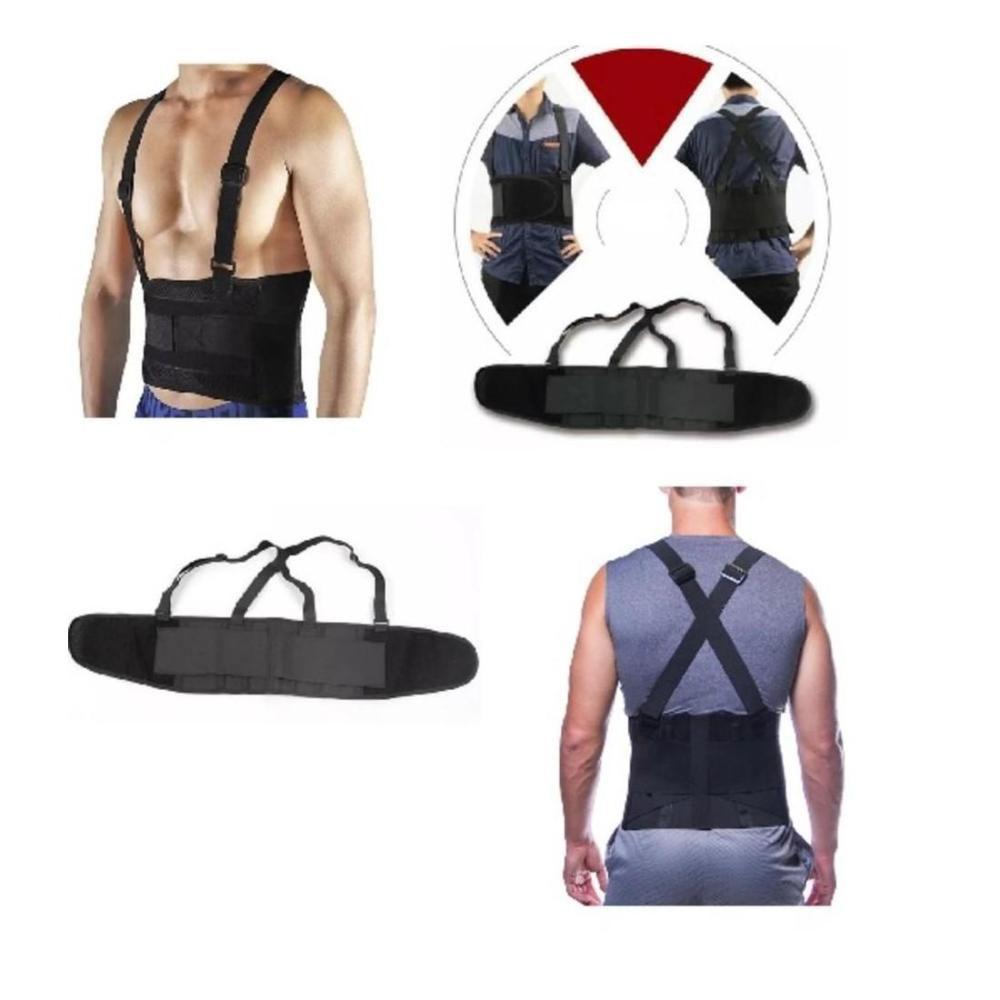 Colete corretor de postura ajustavel lombar cervical modelador cinta ...