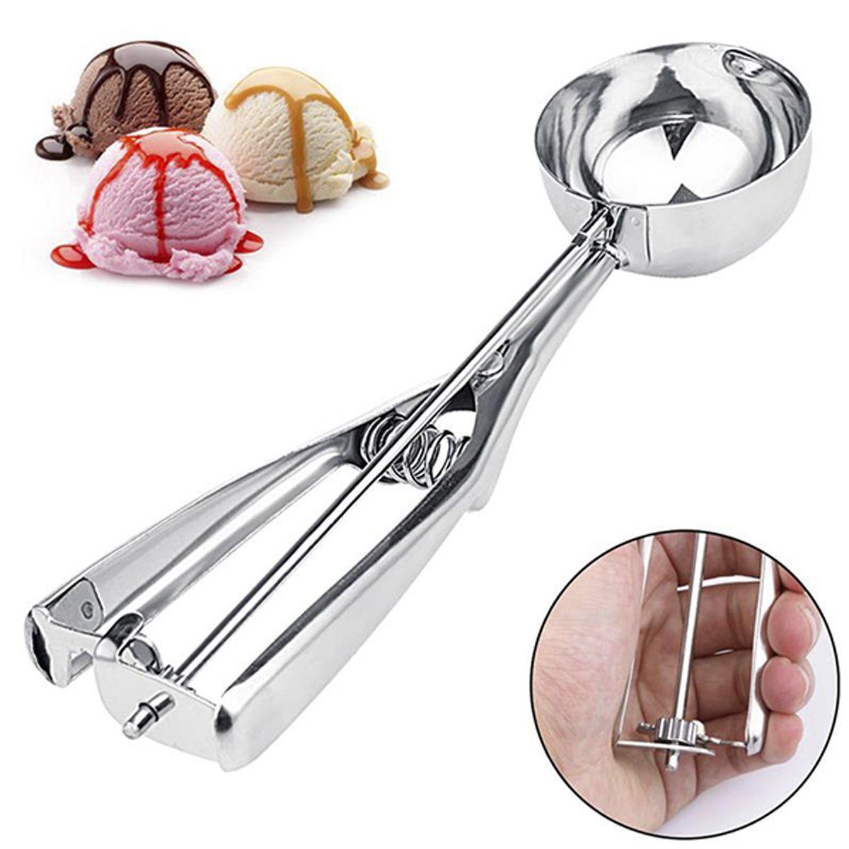 Colher de Sorvete em Inox com Ejetor - Facibom - Colher de Sorvete ...