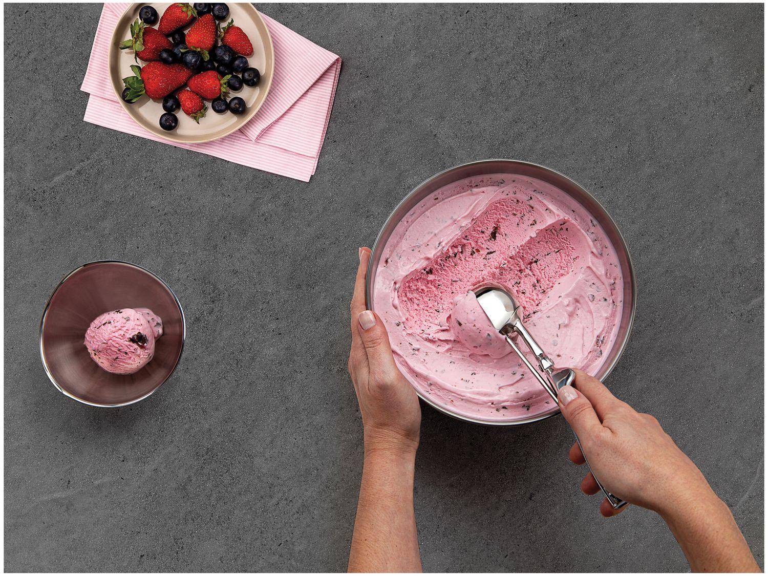 Colher de Sorvete Inox Tramontina Marffim - Prata 1 unidade