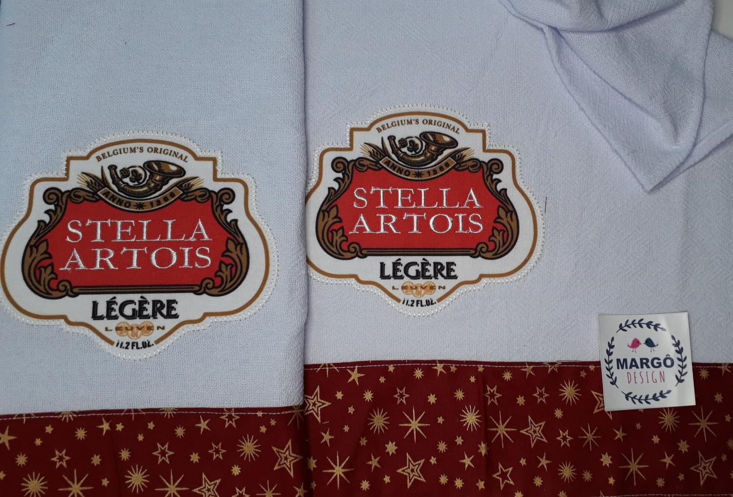 Combo 2 Panos de Prato Patchapl Coleção Rótulos Cervejas e Bebidas ...