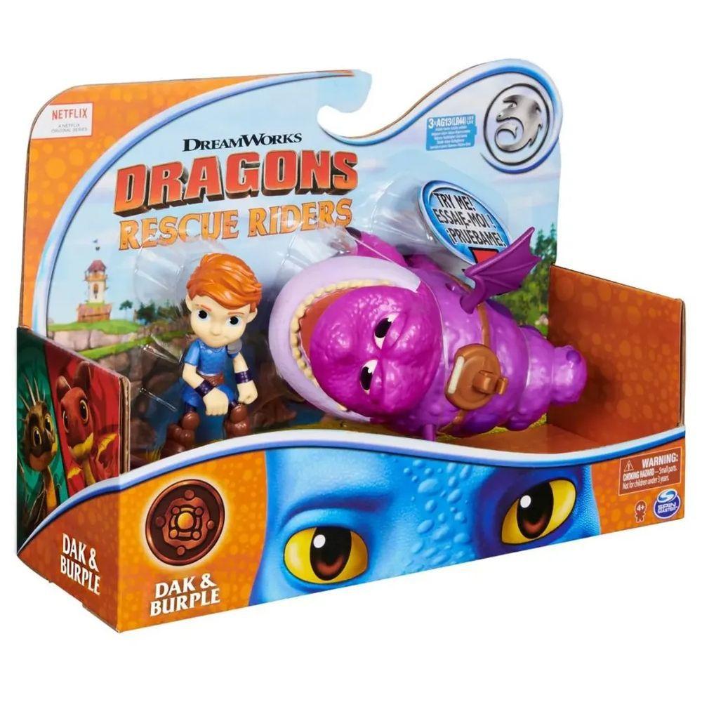 Como Treinar Seu Dragão Rescue Riders Dak E Burple Sunny - Bonecos ...
