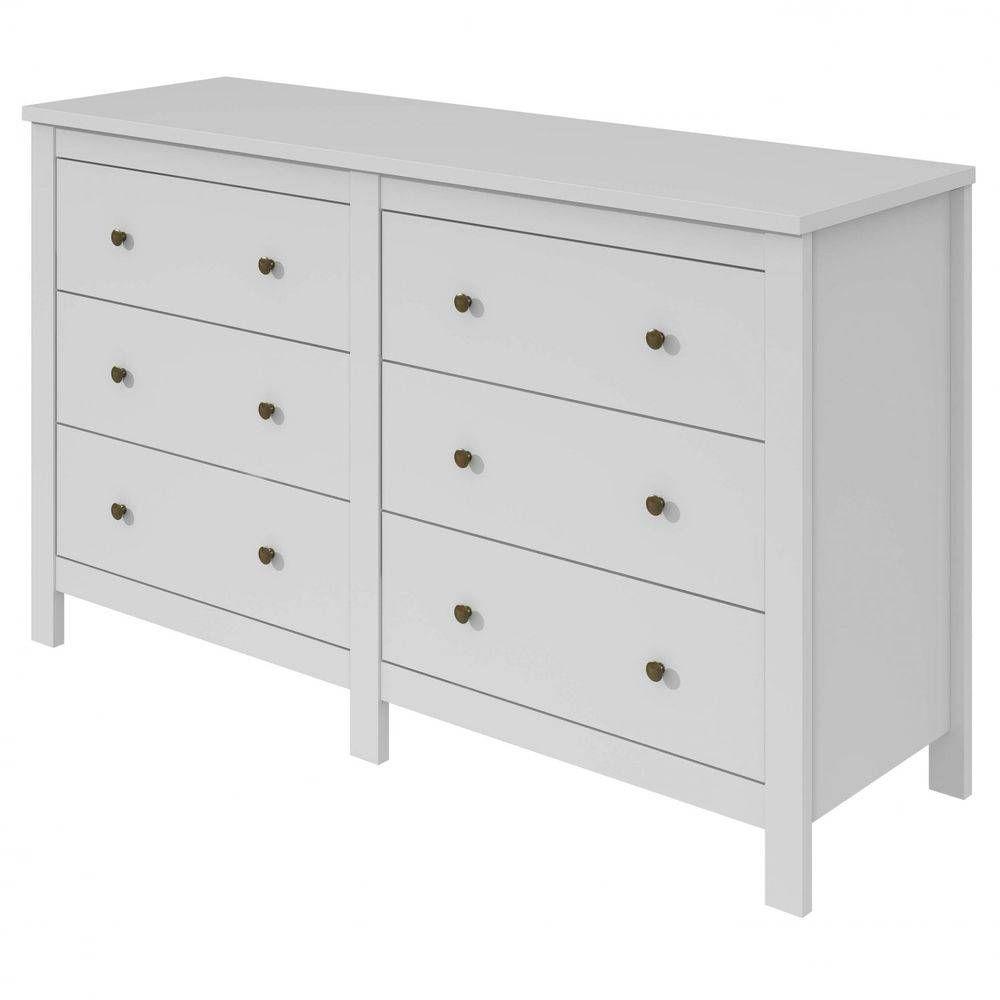 Cômoda Maggiore Lopas 6 Gavetas Horizontal Branco - Cômoda - Magazine Luiza