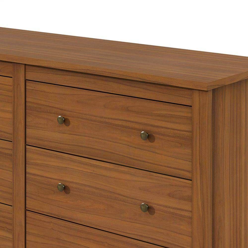 Cômoda Maggiore Lopas 6 Gavetas Horizontal Rovere Naturale - Cômoda ...