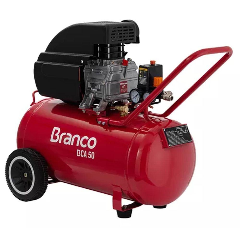Compressor de Ar BCA-50 - 50 Litros - 2,2 CV - 110v - Branco ...