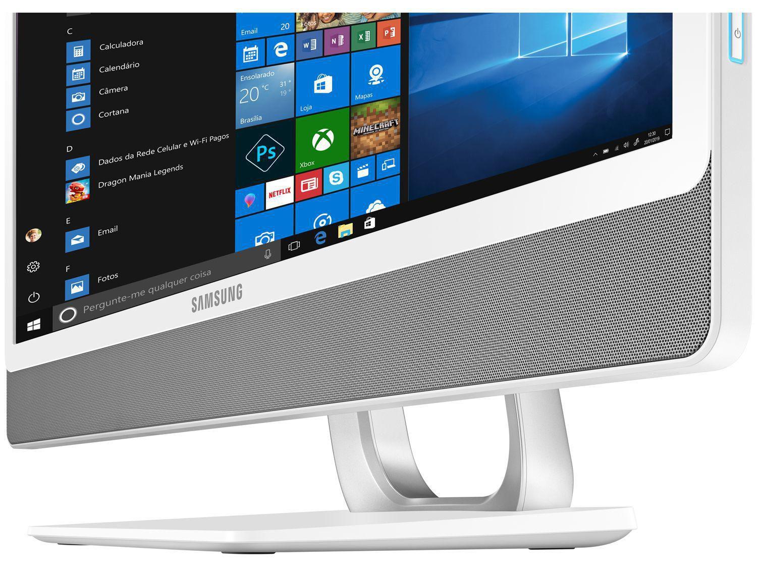 Computador All in One Samsung E1 DP530ABE-KA1BR Celeron 4GB - All in ...