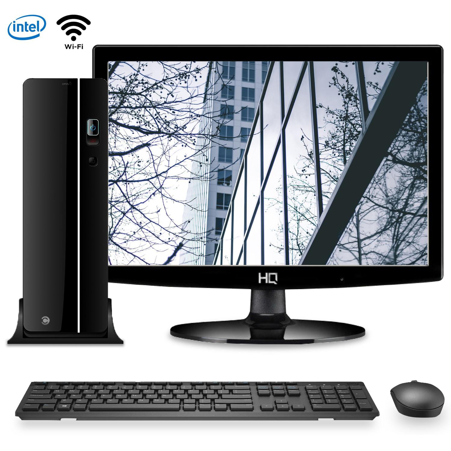 Computador Desktop com Monitor CorPC SlimPC Intel Core i3 4GB SSD 480GB ...