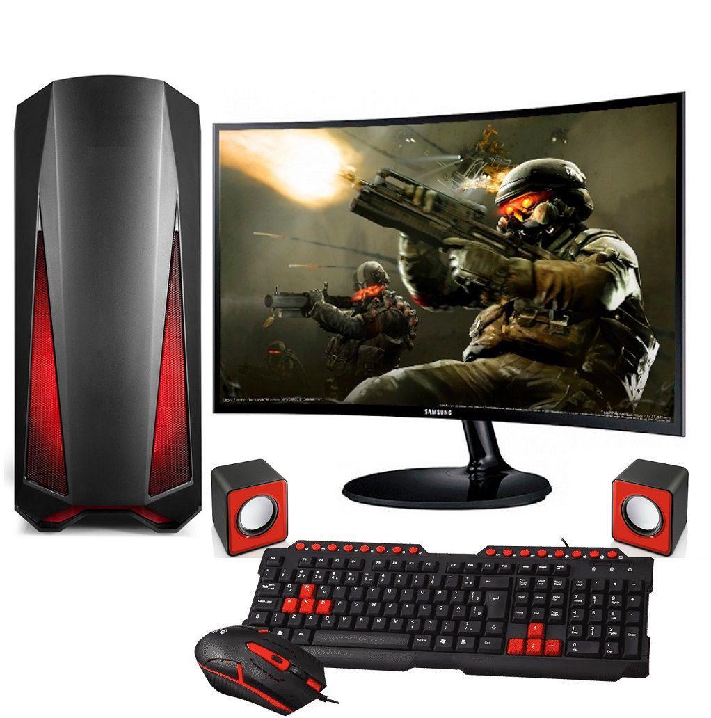 Computador Gamer Completo FoX PC AMD AM4 3.2Ghz 8GB (Radeon RX VEGA) HD ...
