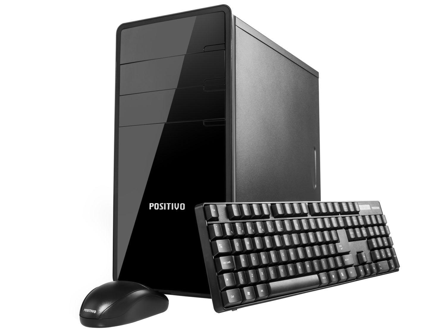 Computador/PC Positivo Unique K2400 com Intel Celeron 4GB 320GB LED 15,6