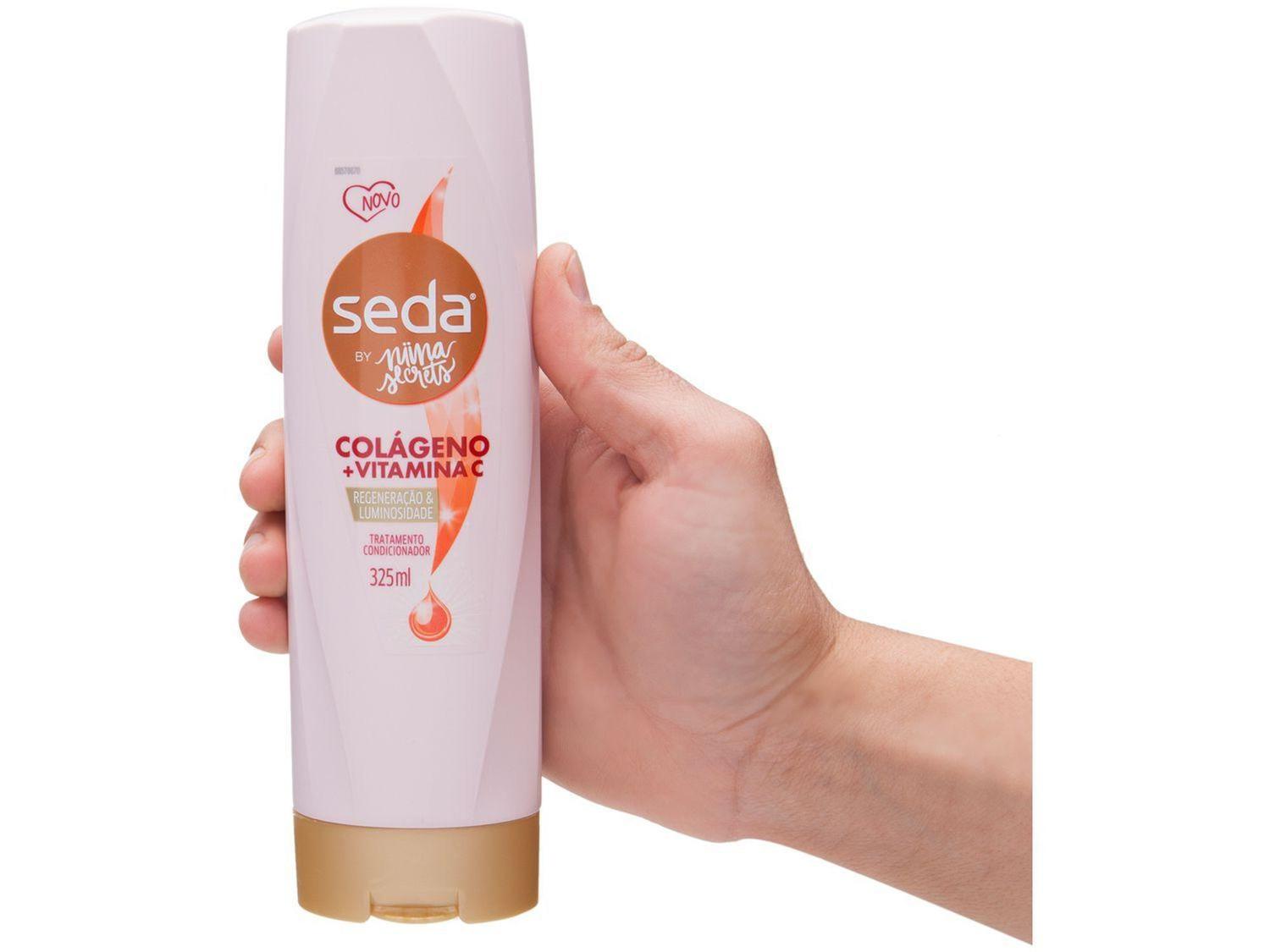 Condicionador Seda By Nina Secrets - Colágeno + Vitamina C 325ml ...