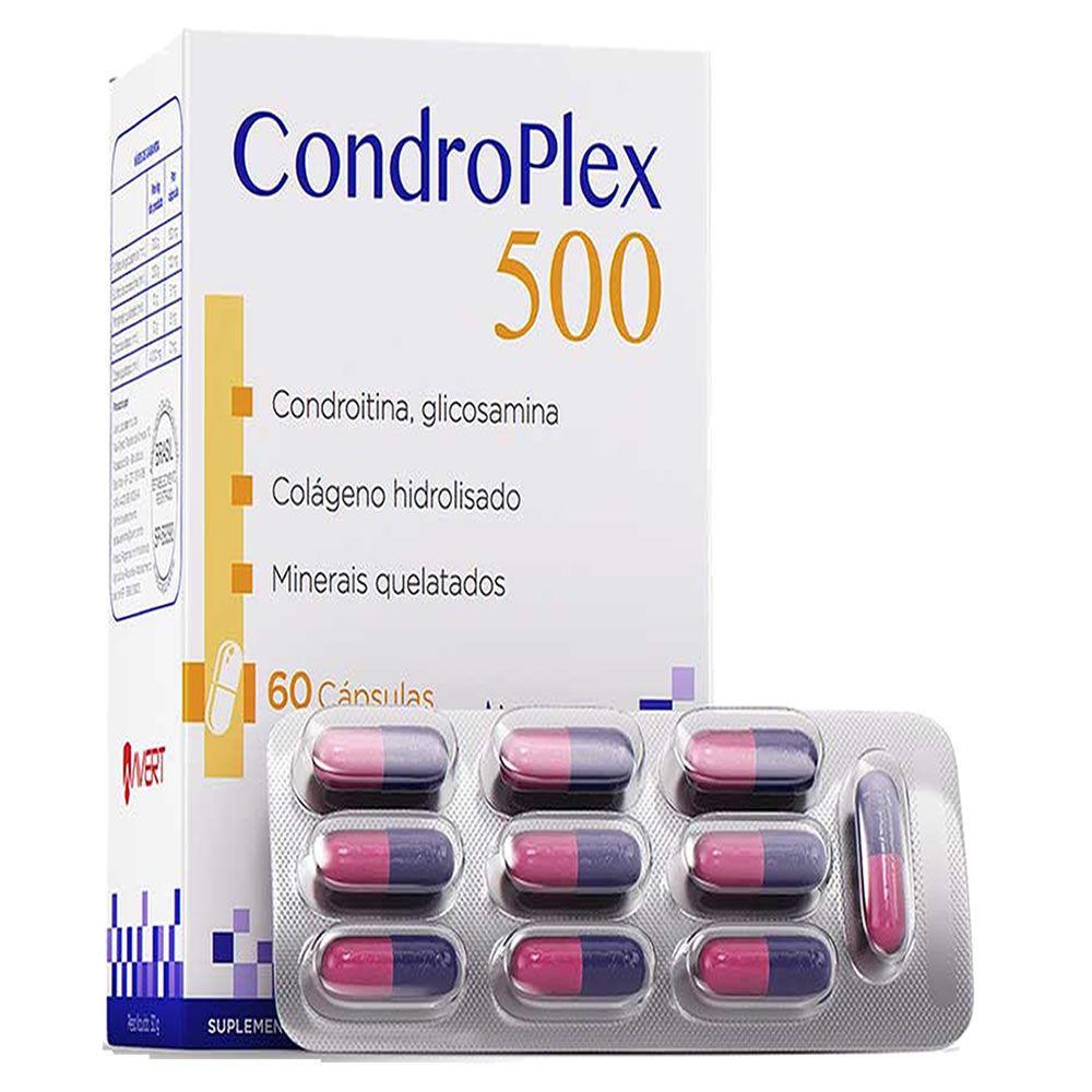 Condroplex 500 60 Cápsulas 30g- Avert - Suplemento para Articulação do ...