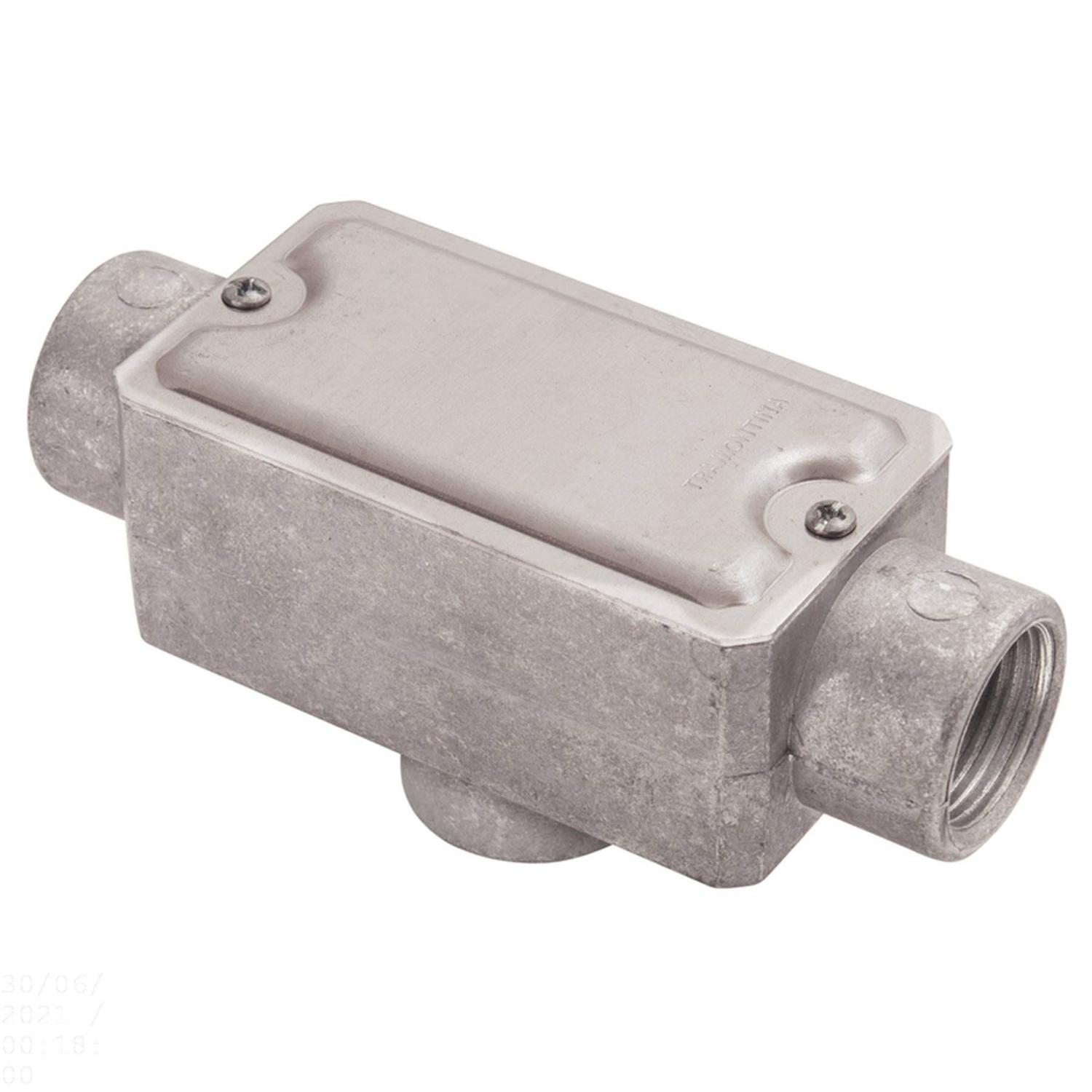 Condulete fixo 3/4” tipo ”TB” - com tampa / rosca BSP / sem pintura ...