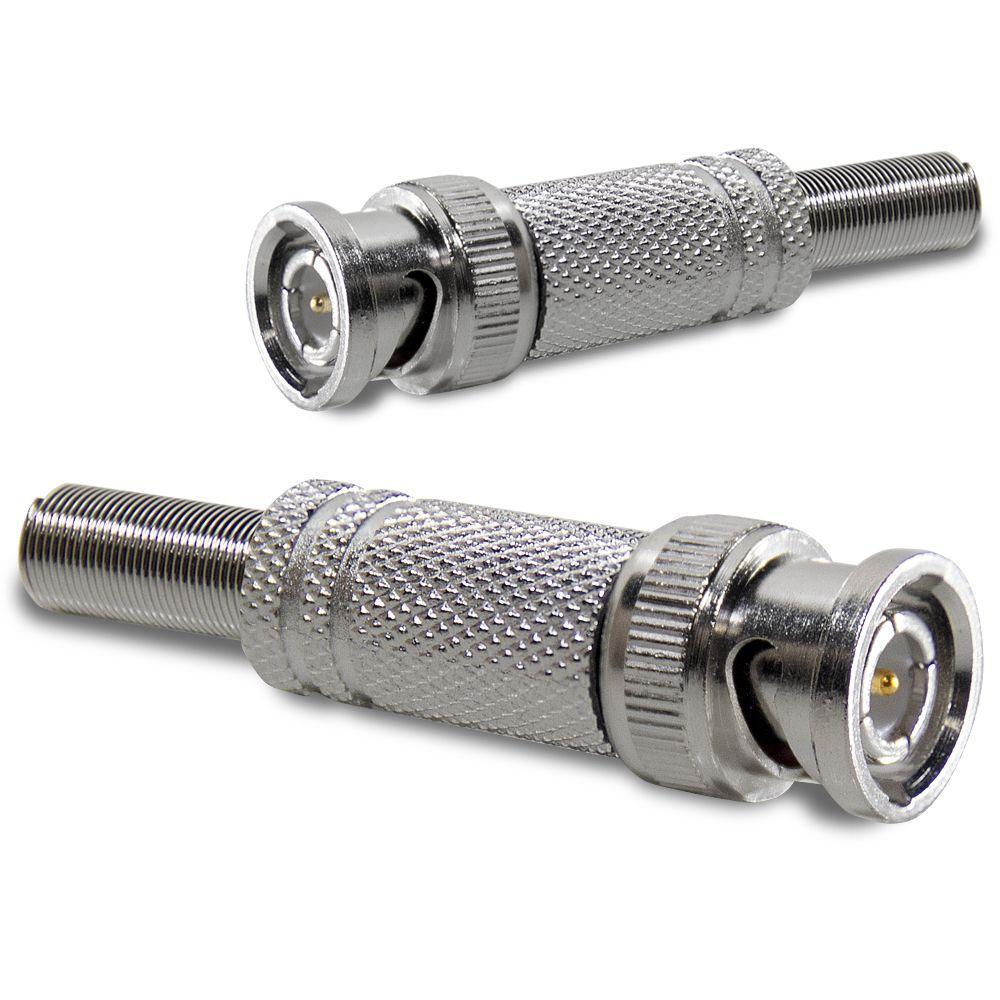 Conector Bnc Com Mola e Parafuso 4mm para Cftv - Almeida - Conectores ...