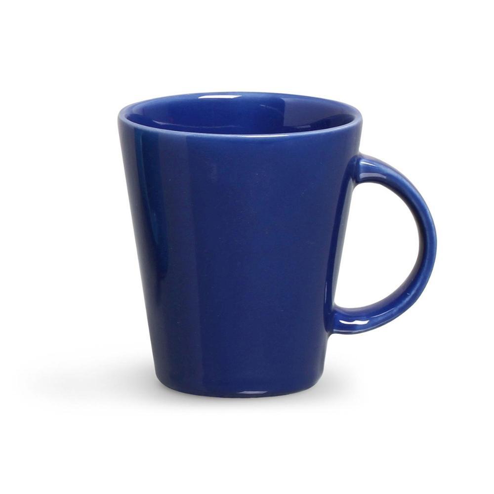 CONJUNTO C/ 4 CANECAS LISA AZUL NAVY 350 ml - Porto Brasil Cerâmica ...