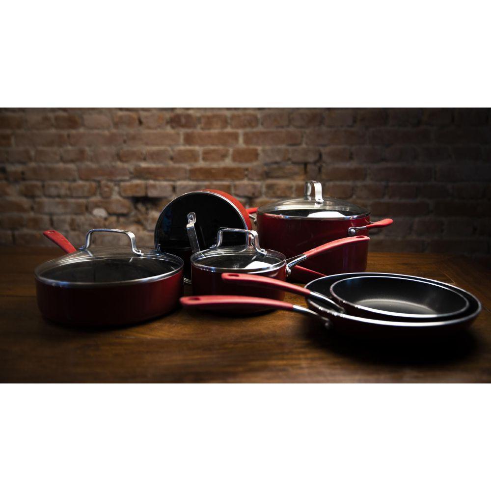 Conjunto de Panelas de Alumínio Esmaltado 6 peças - Empire Red ...