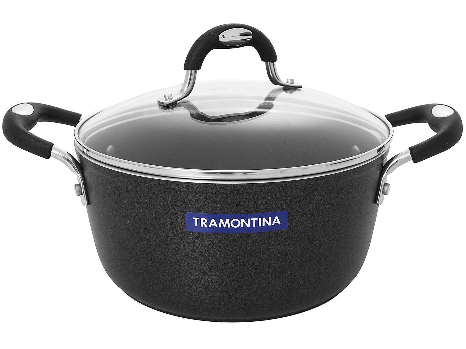 Conjunto de Panelas Tramontina Mônaco - Antiaderente 5 Peças - Conjunto ...