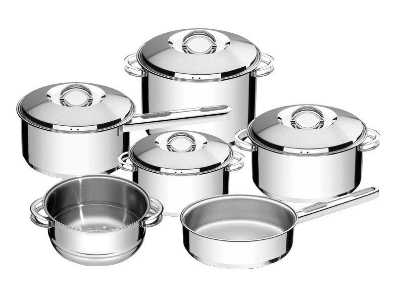 Conjunto de Panelas Tramontina Solar 65500040 - Inox 6 peças