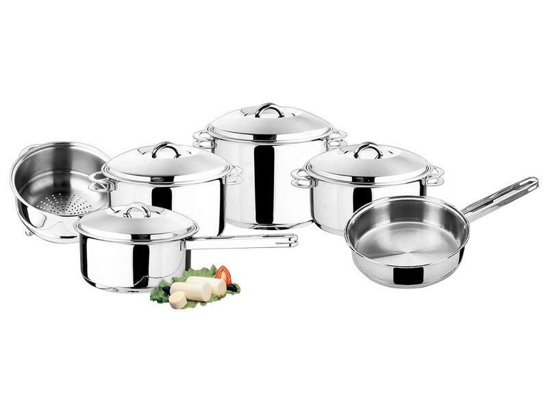 Conjunto de Panelas Tramontina Solar 65500040 - Inox 6 peças