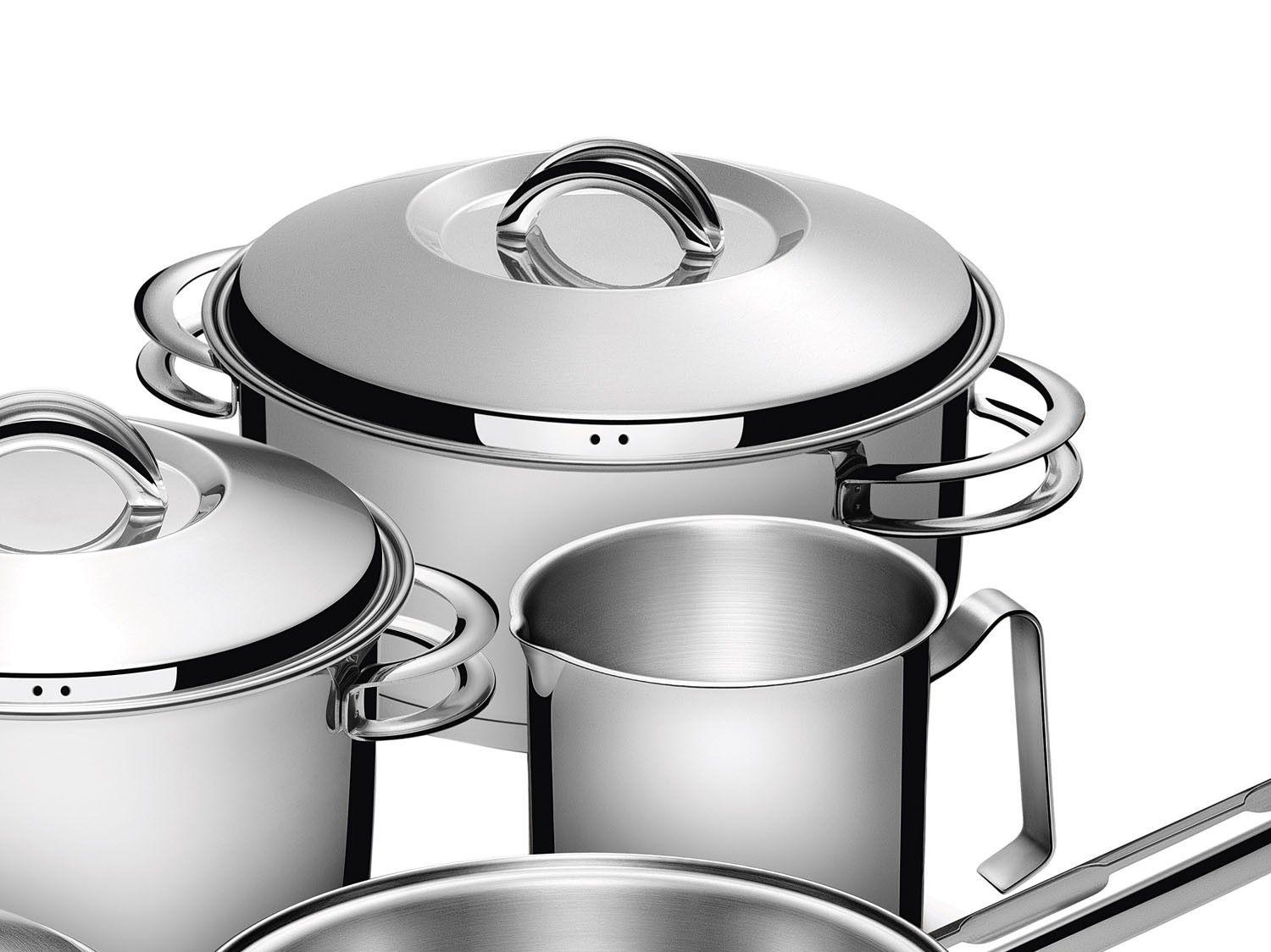 Conjunto de Panelas Tramontina Solar - Inox 6 Peças Fundo Triplo - Jogo ...