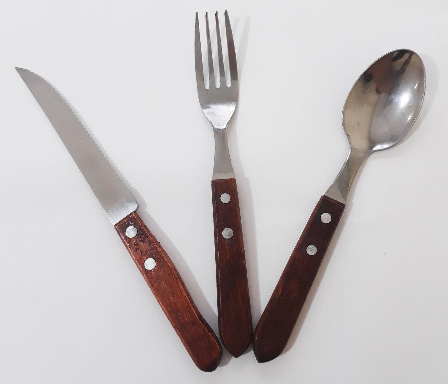 Conjunto de Talheres linha Wooden 25 peças - Fratelli - Faqueiros ...