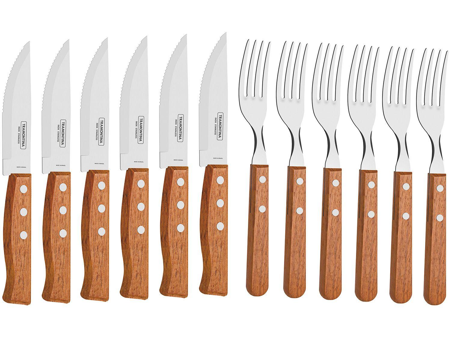 Conjunto de Talheres Tramontina 12 Peças - Dynamic Jumbo - Faqueiros ...
