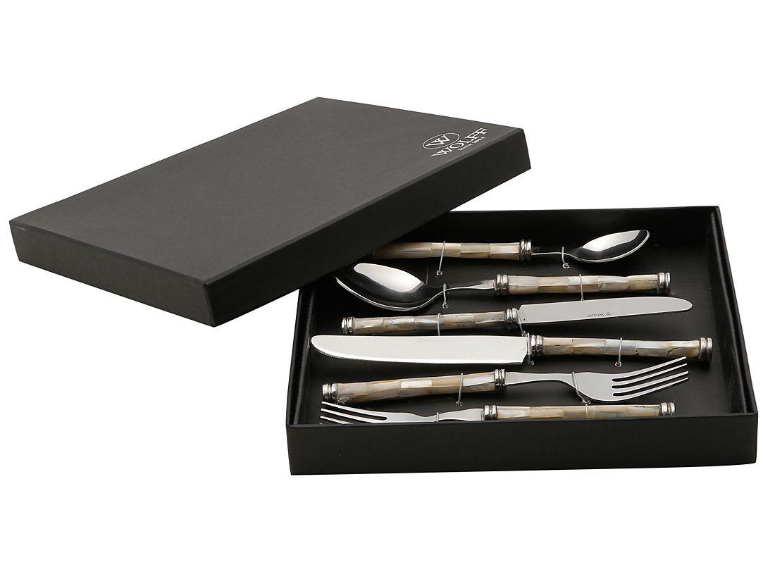 Conjunto de Talheres Wolff 6 Peças - 30314 - Faqueiros - Magazine Luiza