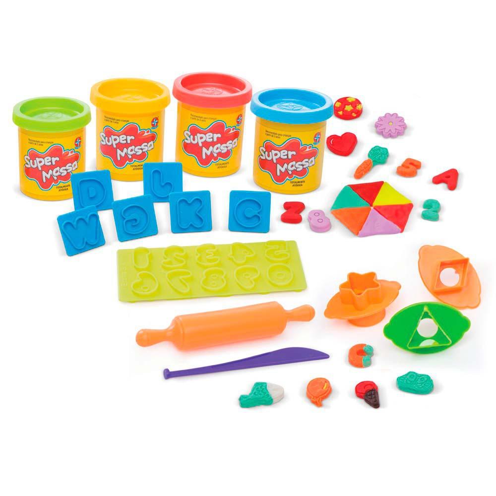 Conjunto Massinha Super Massa Brincando Na Escola - Estrela - Massinha ...