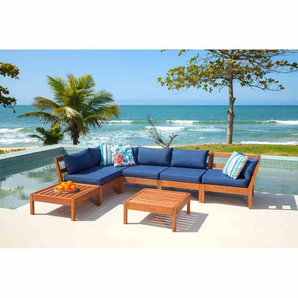 Conjunto para Varanda/Jardim com 3 Módulos Centrais, 1 Módulo Canto e 1 ...