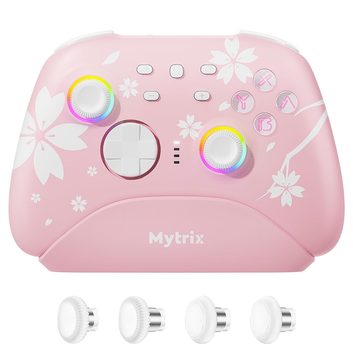 Pink nintendo switch controller store